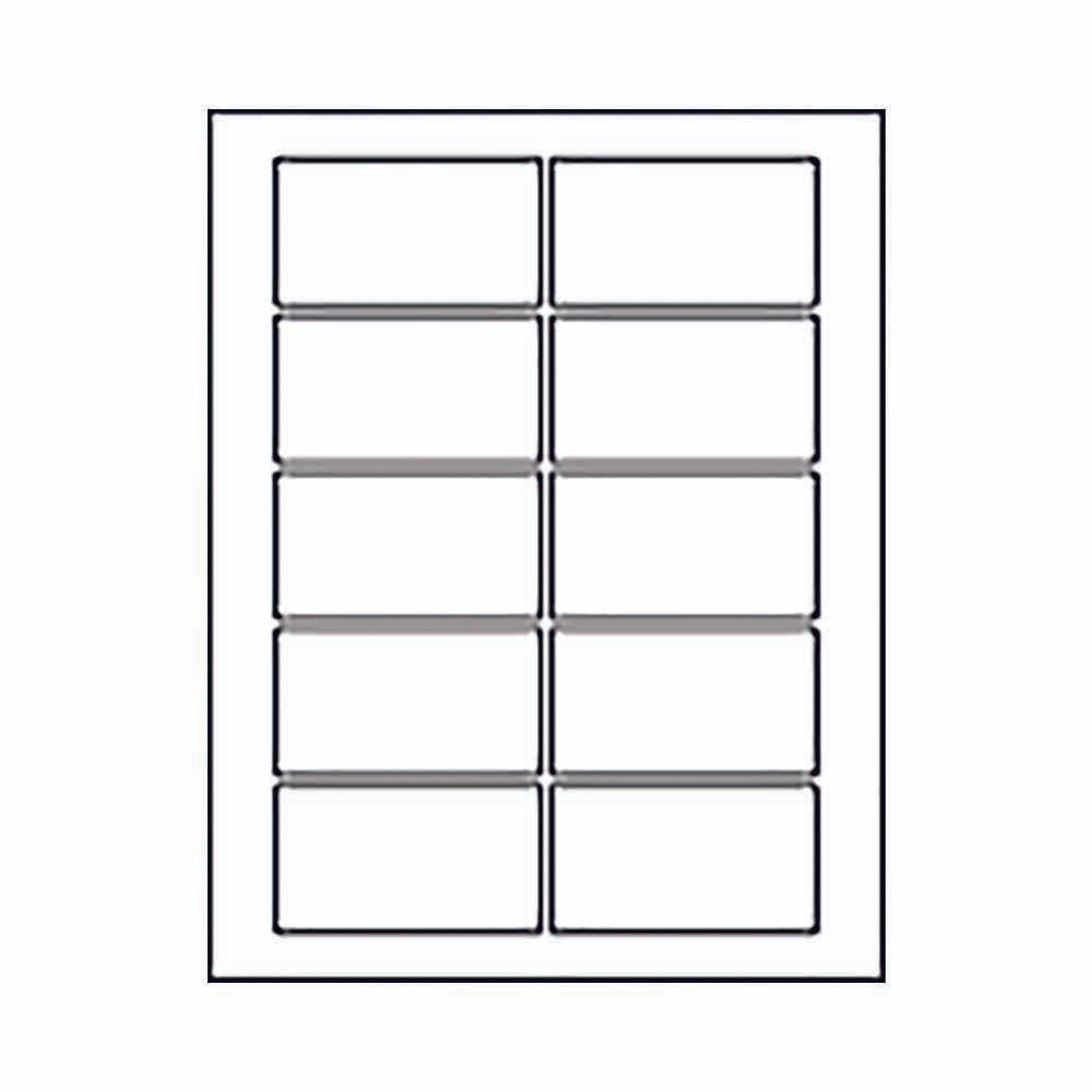 Clear Labels for Non-Border and Solid Place Cards - 3.375" x 1.875 ...